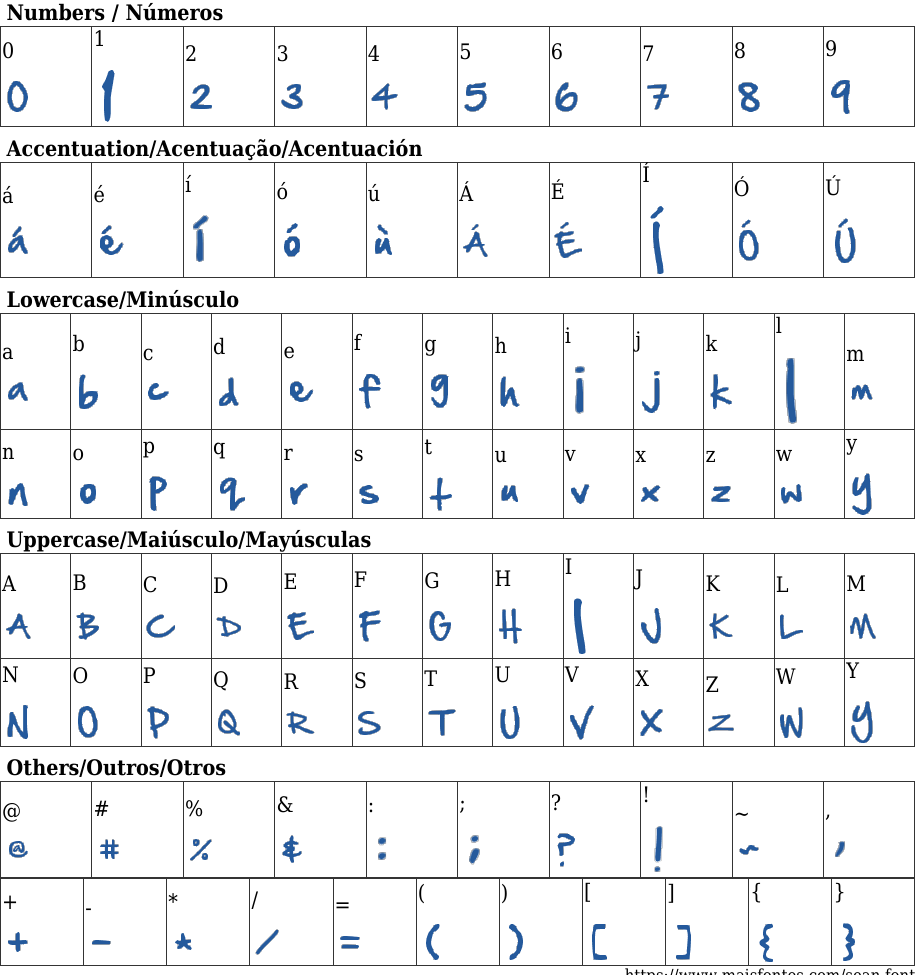 Sean: Free Font Download | MaisFontes