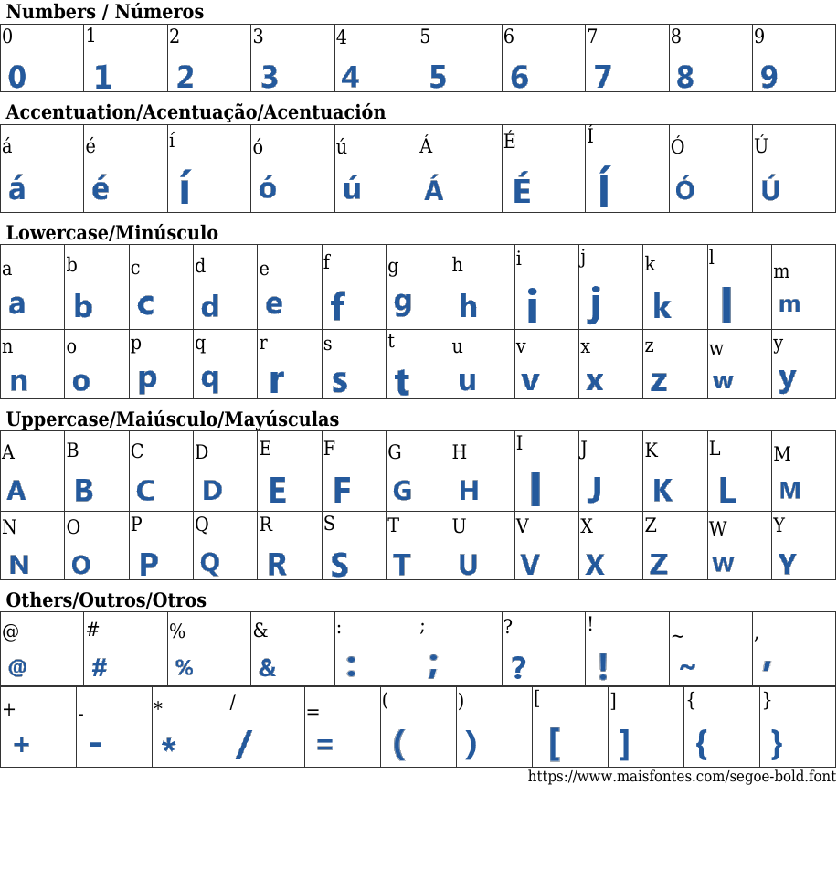 Segoe Bold: Free Font Download | MaisFontes