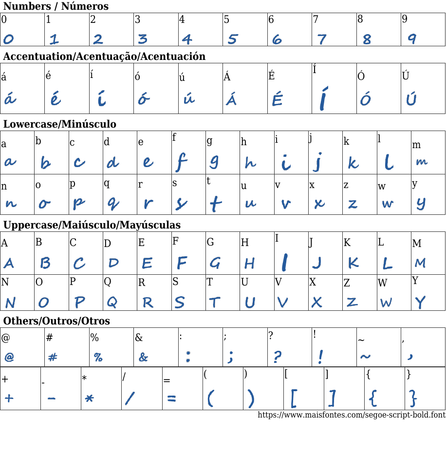Segoe Script Bold: Free Font Download | MaisFontes