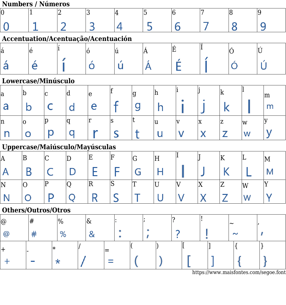 Segoe: Free Font Download | MaisFontes