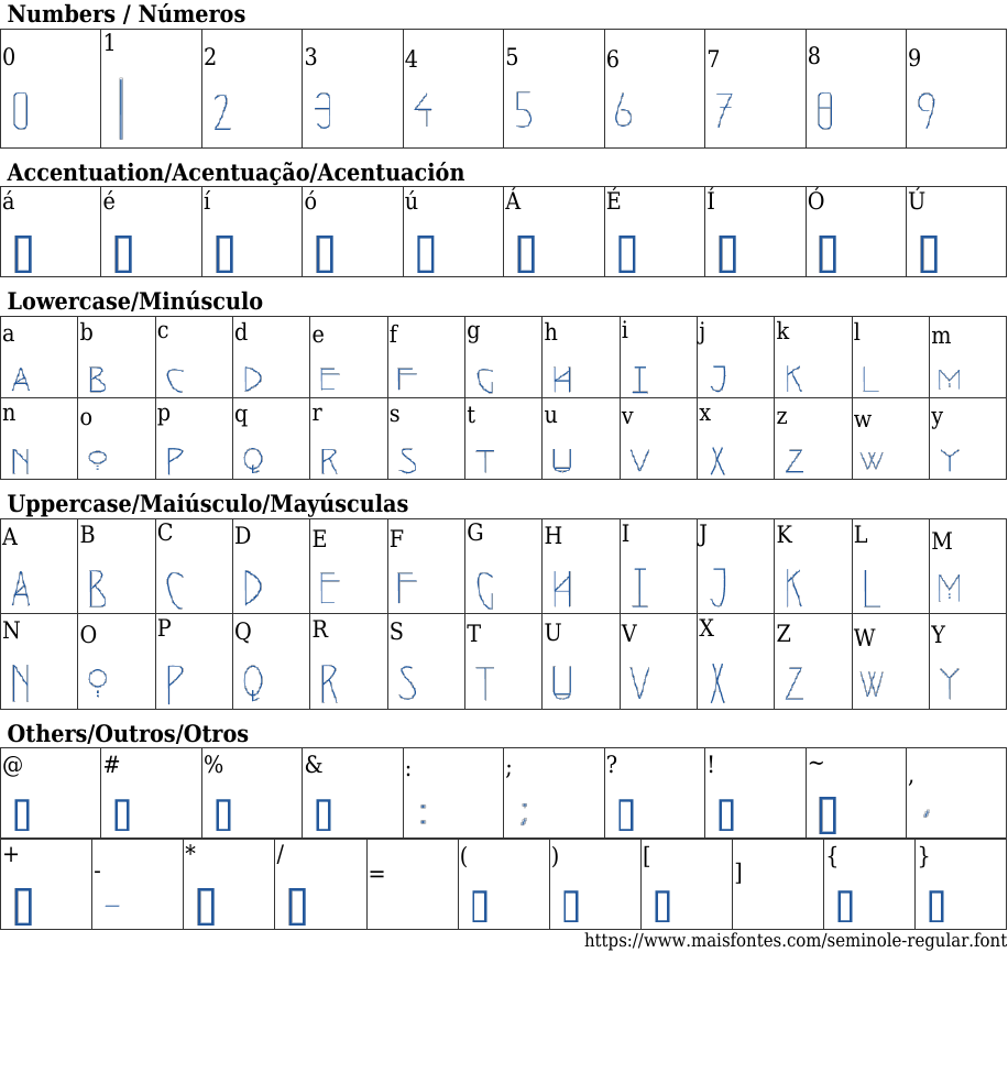 Seminole Regular: Free Font Download | MaisFontes