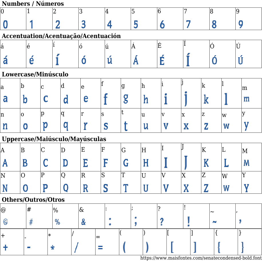 Senate Condensed Bold: Free Font Download | MaisFontes