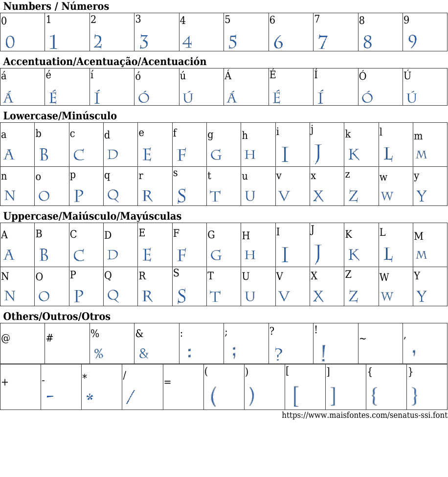 Senatus SSi Font: Free Download | MaisFontes