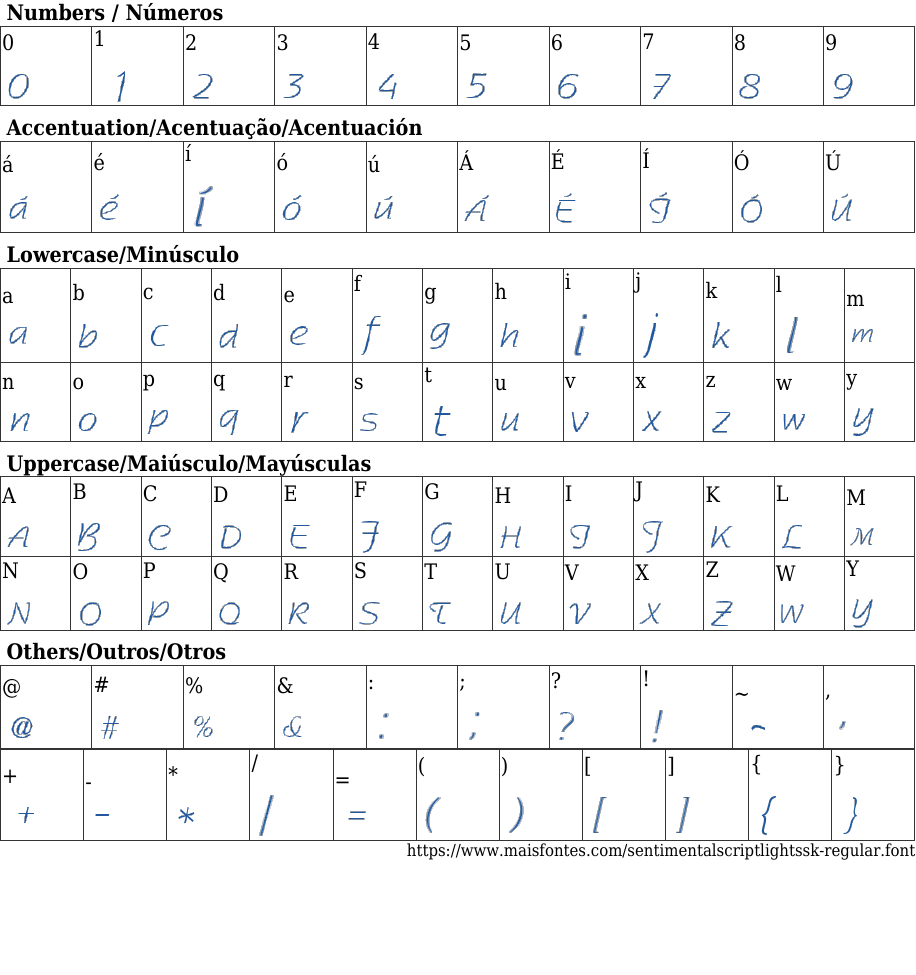 Sentimental Script Light SSK Regular: Free Font Download | MaisFontes