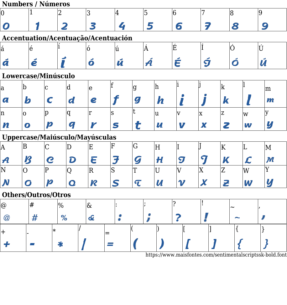 Sentimental Script SSK Bold: Free Font Download | MaisFontes