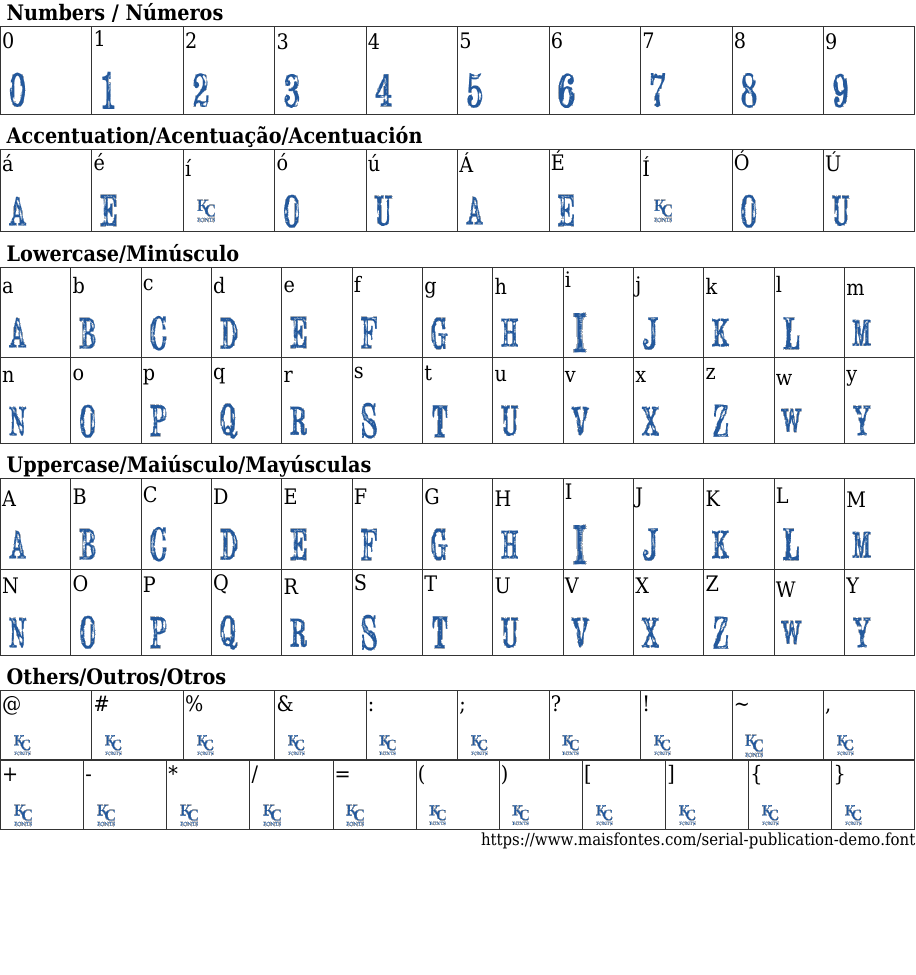 Serial Publication Demo: Baixar Fonte Grátis | MaisFontes