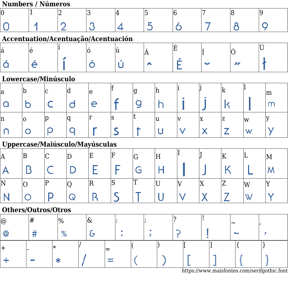 Serif Gothic: Free Font Download | MaisFontes