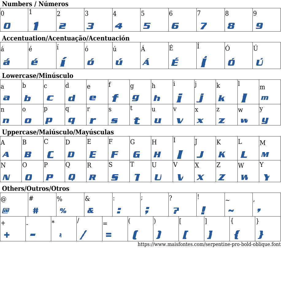 Serpentine Pro Bold Oblique Font: Free Download | MaisFontes