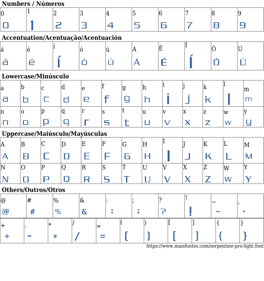 Serpentine Pro Light: Free Font Download | MaisFontes
