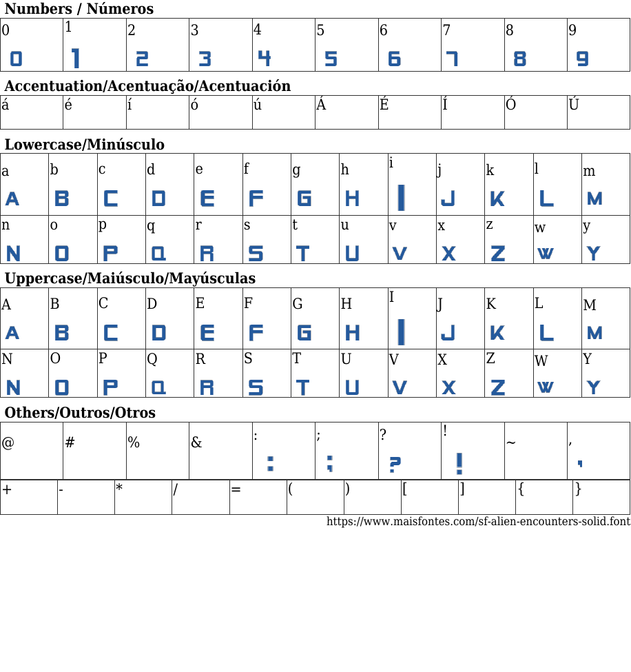 SF Alien Encounters Solid: Free Font Download | MaisFontes