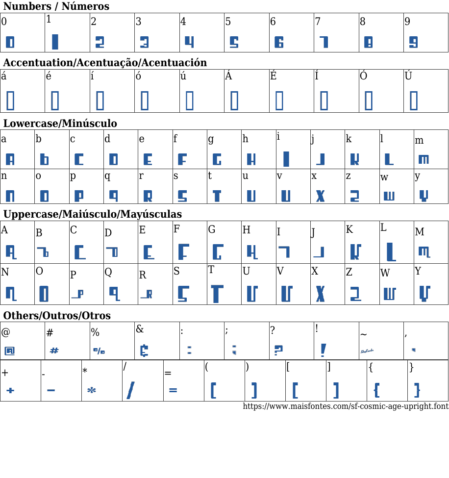 SF Cosmic Age Upright: Free Font Download | MaisFontes