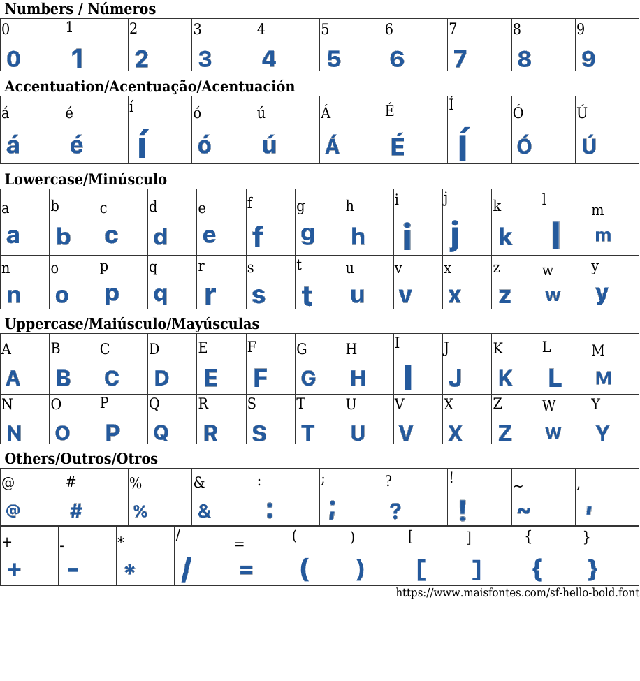 SF Hello Bold: Free Font Download | MaisFontes