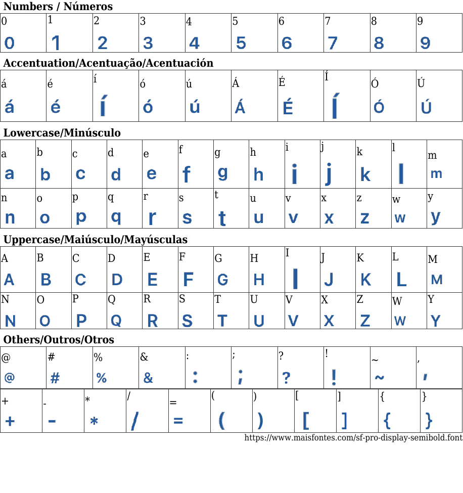 SF Pro Display Semibold: Free Font Download | MaisFontes