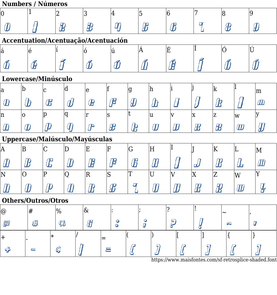 SF RetroSplice Shaded: Free Font Download | MaisFontes