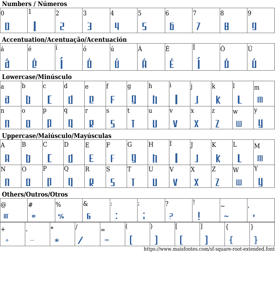 SF Square Root Extended: Free Font Download | MaisFontes