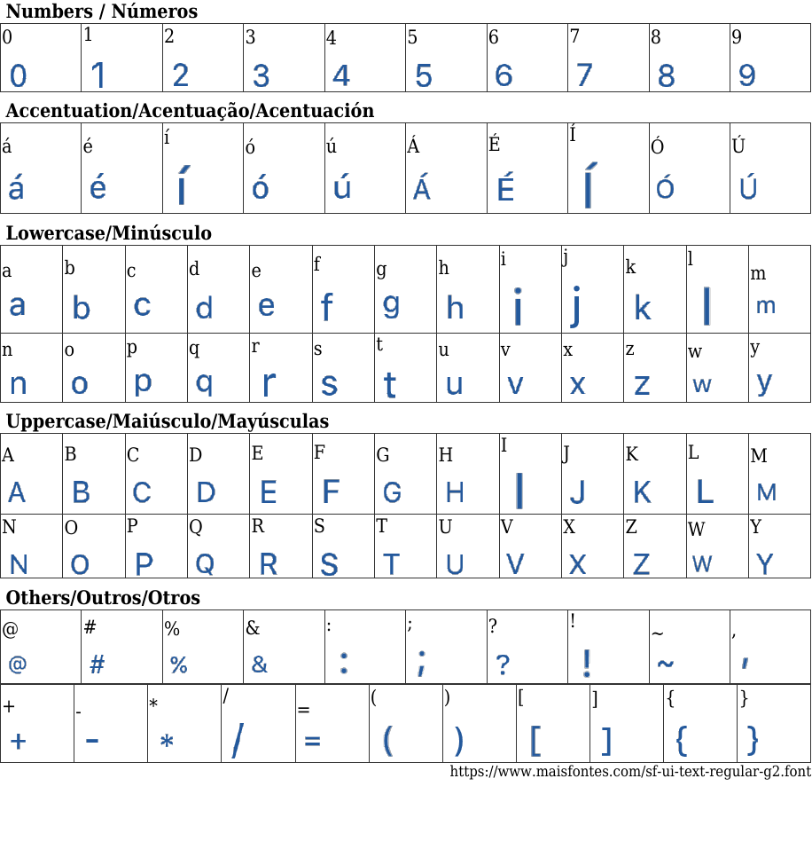 SF UI Text Regular G2: Descargar Fuente Gratis | MaisFontes