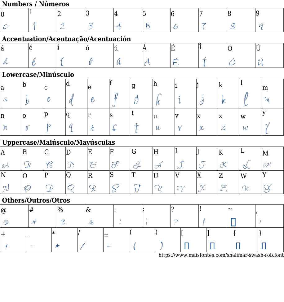 Shalimar Swash ROB: Free Font Download | MaisFontes