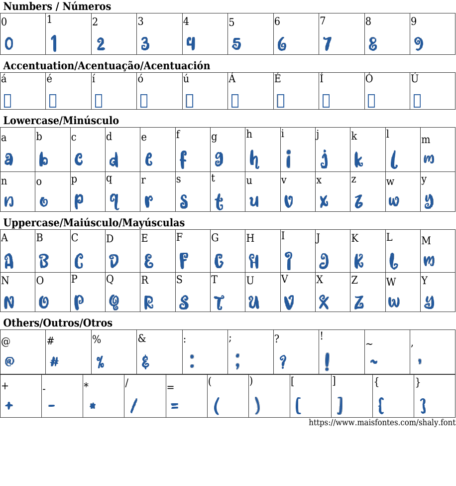 Shaly Font: Free Download | MaisFontes