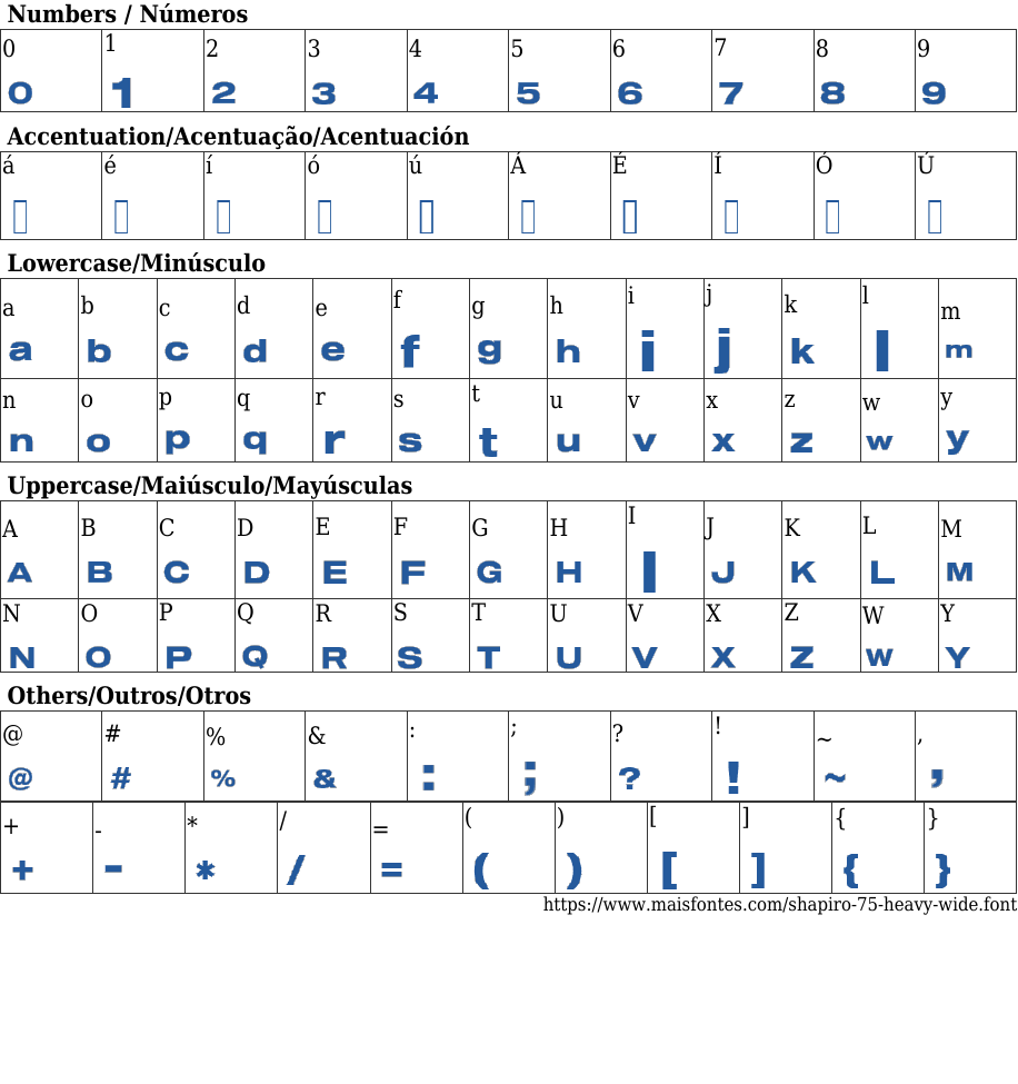 Shapiro 75 Heavy Wide Font: Free Download | MaisFontes