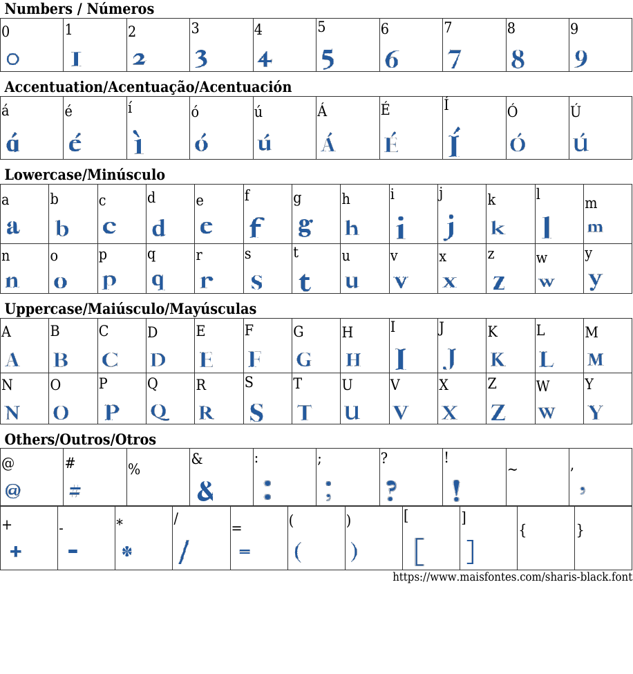 Sharis Black: Free Font Download | MaisFontes