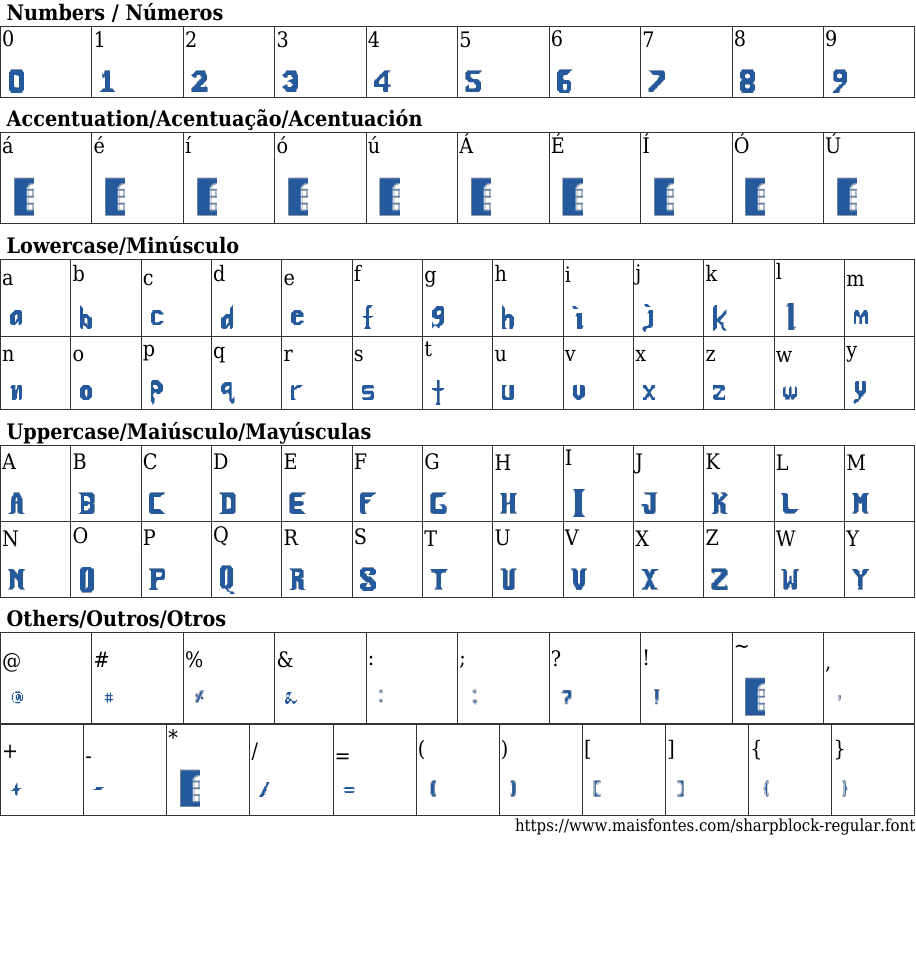 Sharpblock Regular: Baixar Fonte Grátis | MaisFontes