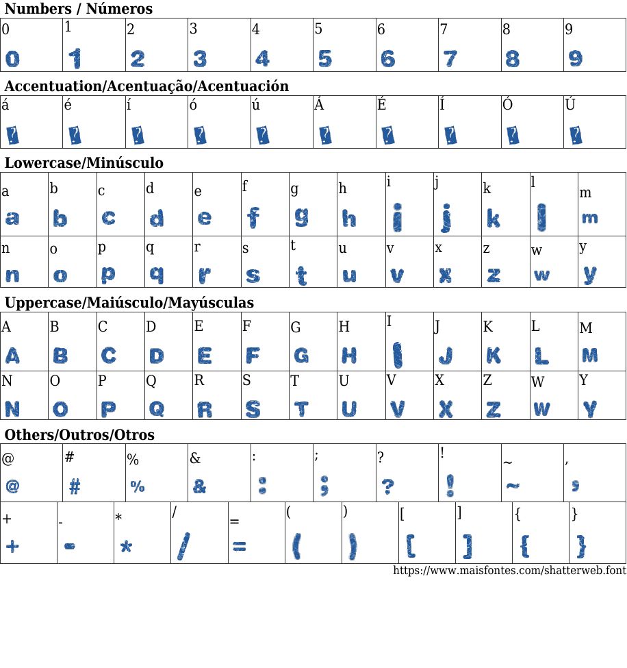 ShatterWeb: Free Font Download | MaisFontes