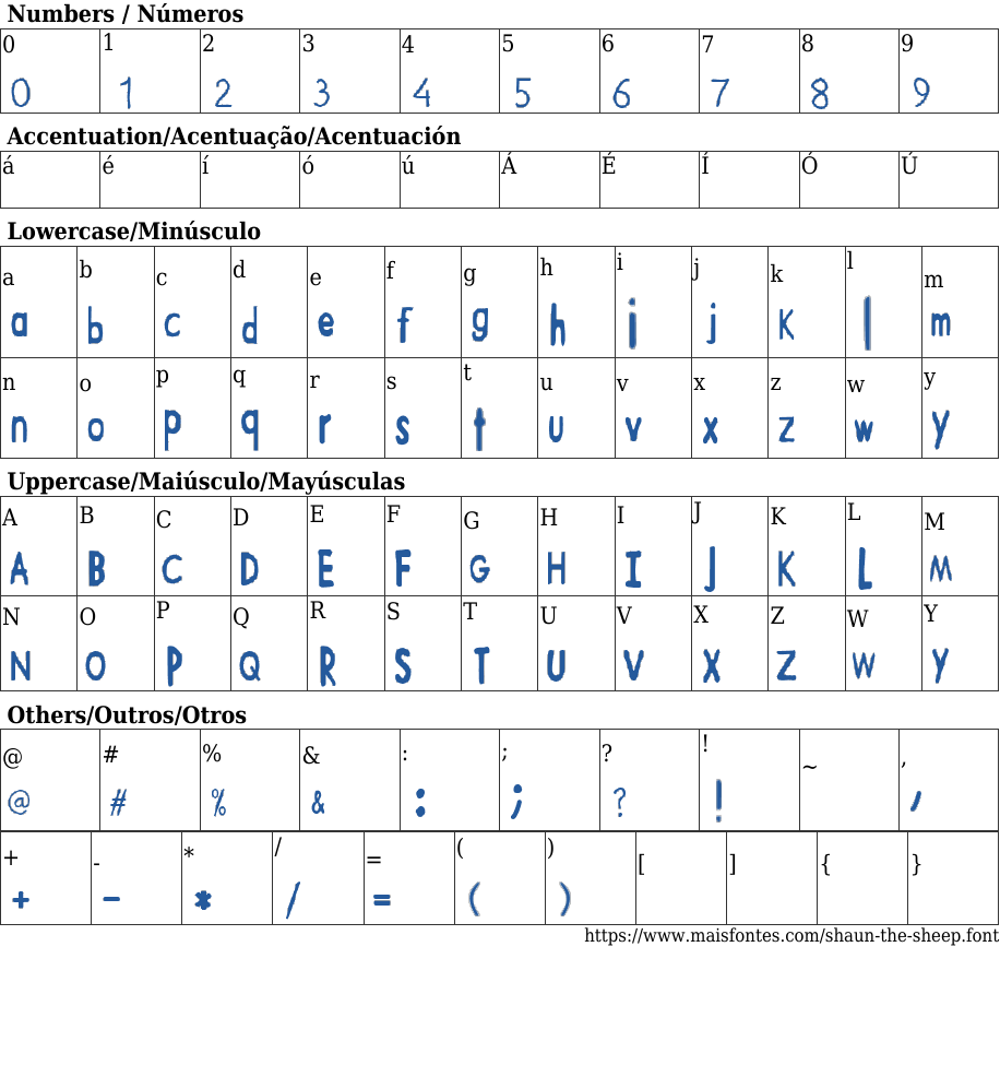 Shaun the Sheep: Download Free Font | MaisFontes