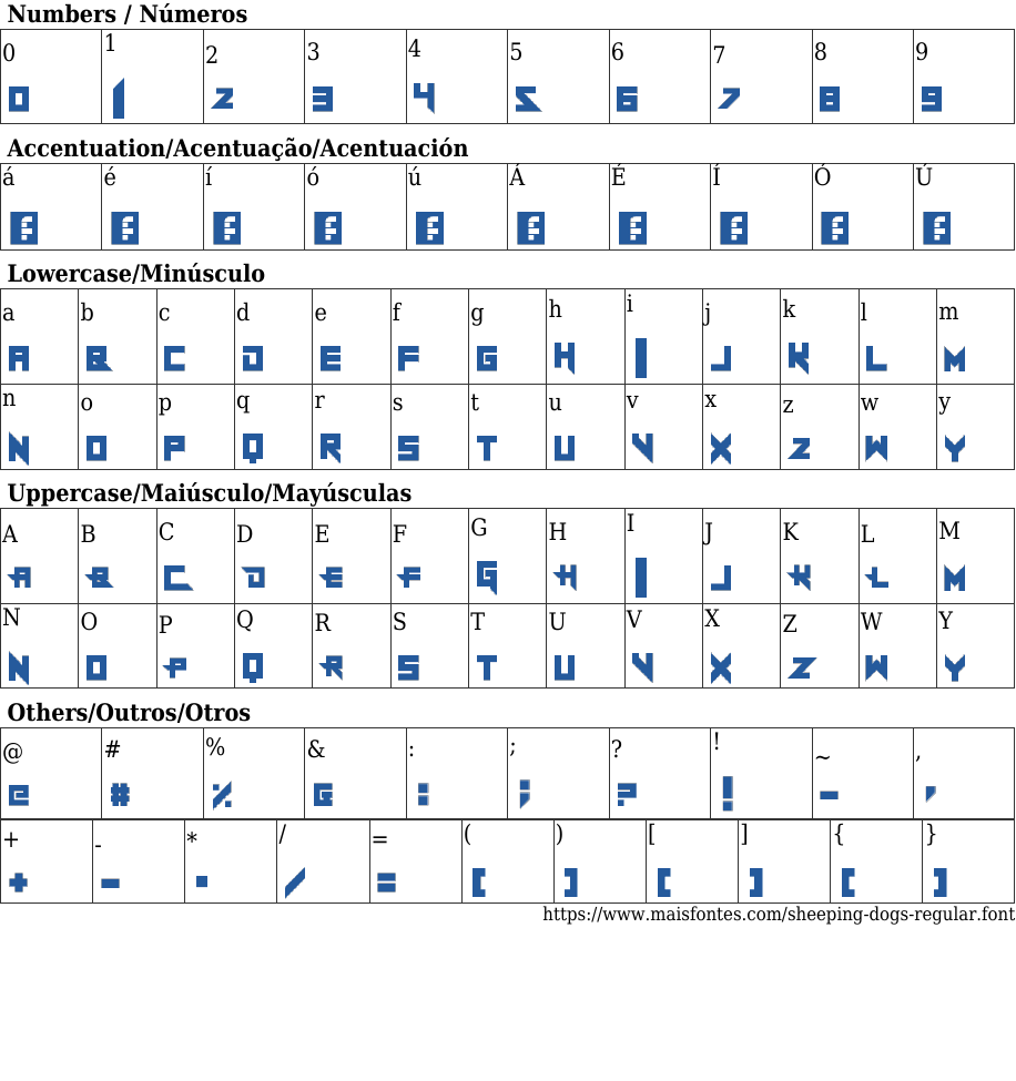 Sheeping Dogs Regular: Baixar Fonte Grátis | MaisFontes