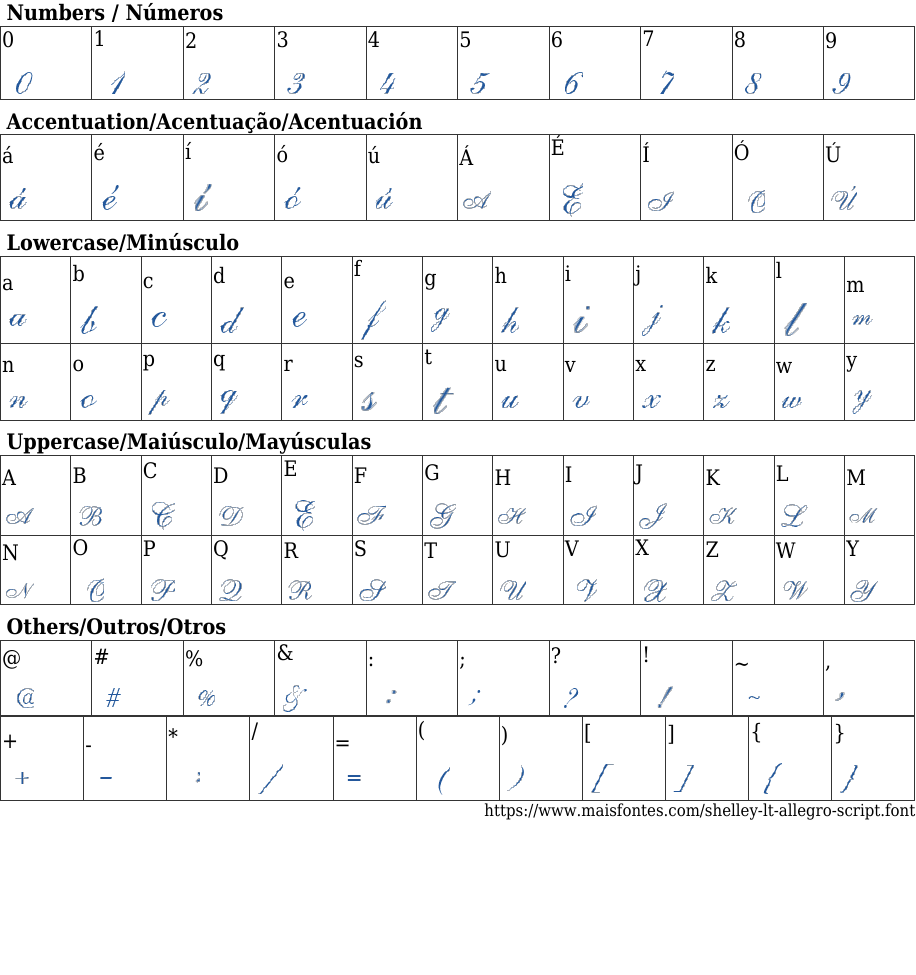 Shelley LT Allegro Script: Free Font Download | MaisFontes