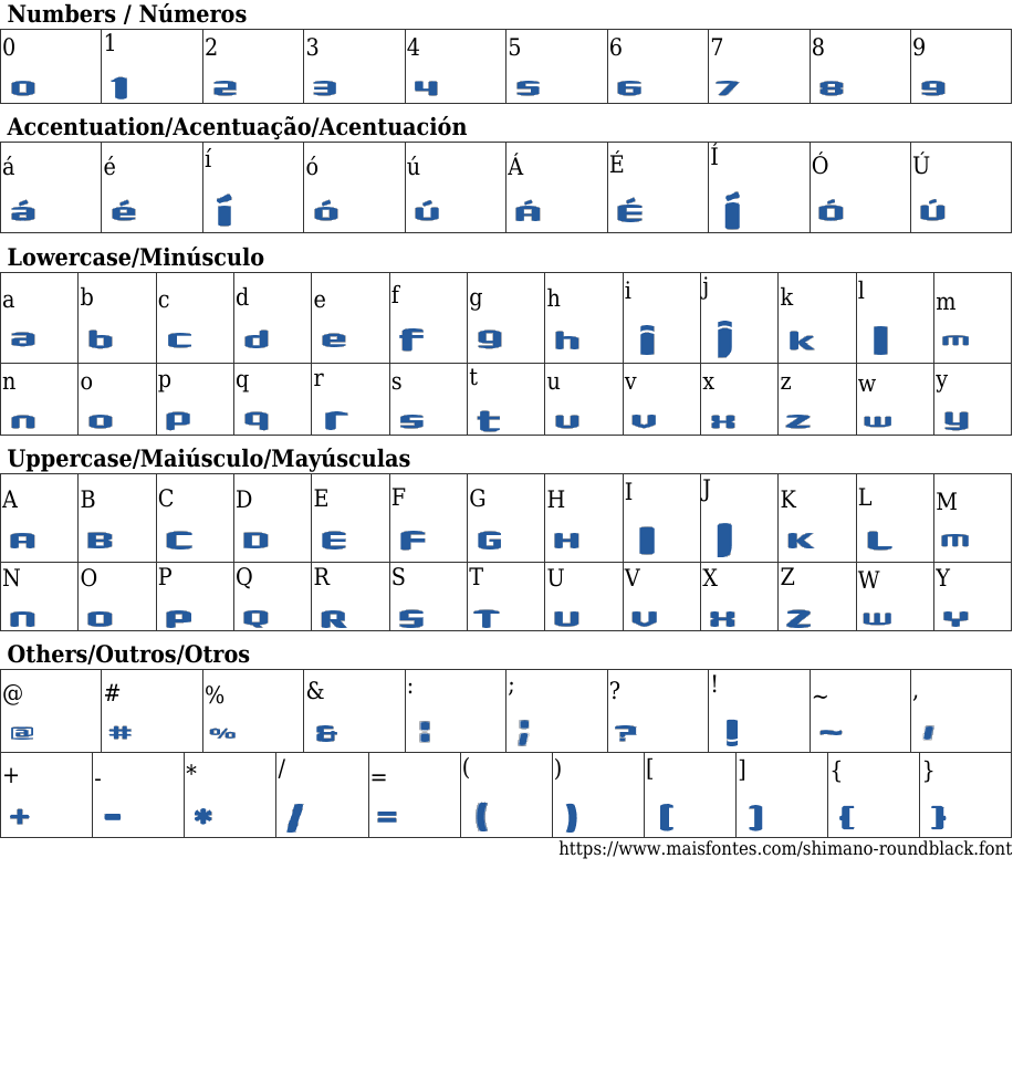 Shimano Round Black: Free Font Download | MaisFontes