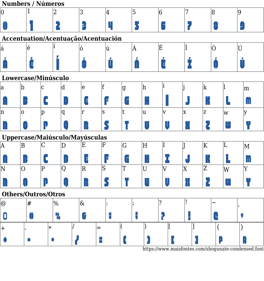 Shogunate Condensed: Baixar Fonte Grátis | MaisFontes