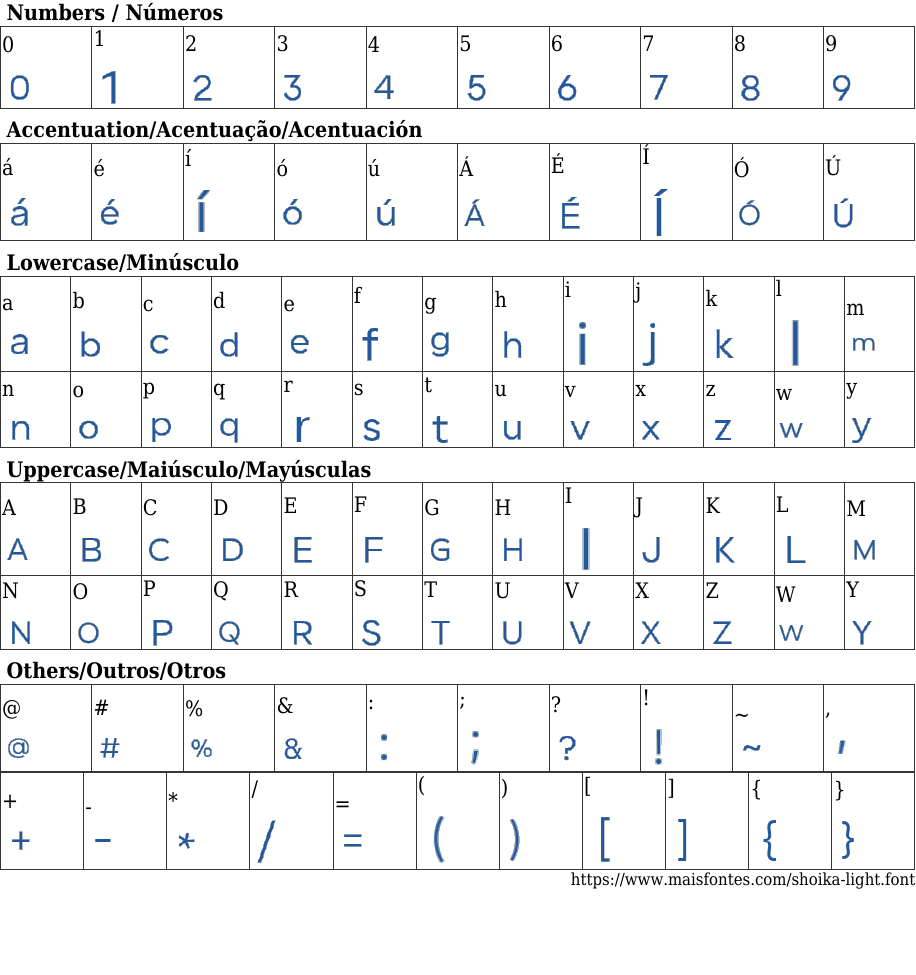 Shoika Light Font: Free Download | MaisFontes