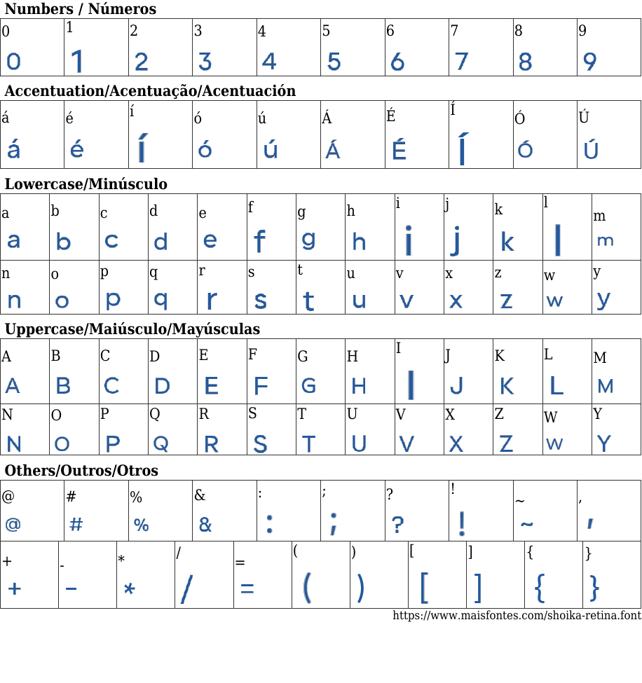 Shoika Retina Font: Free Download | MaisFontes