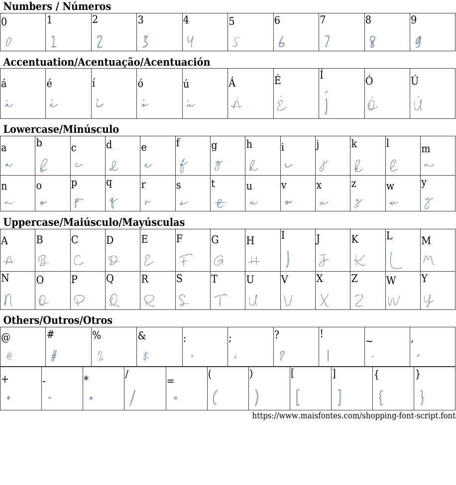 Shopping Font Script: Free Font Download | MaisFontes