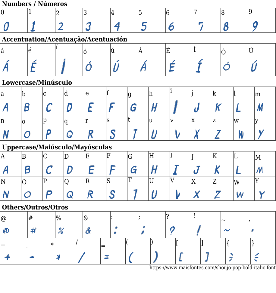 Shoujo Pop Bold Italic: Free Font Download | MaisFontes