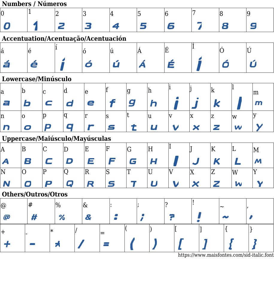 Sid Italic: Free Font Download | MaisFontes