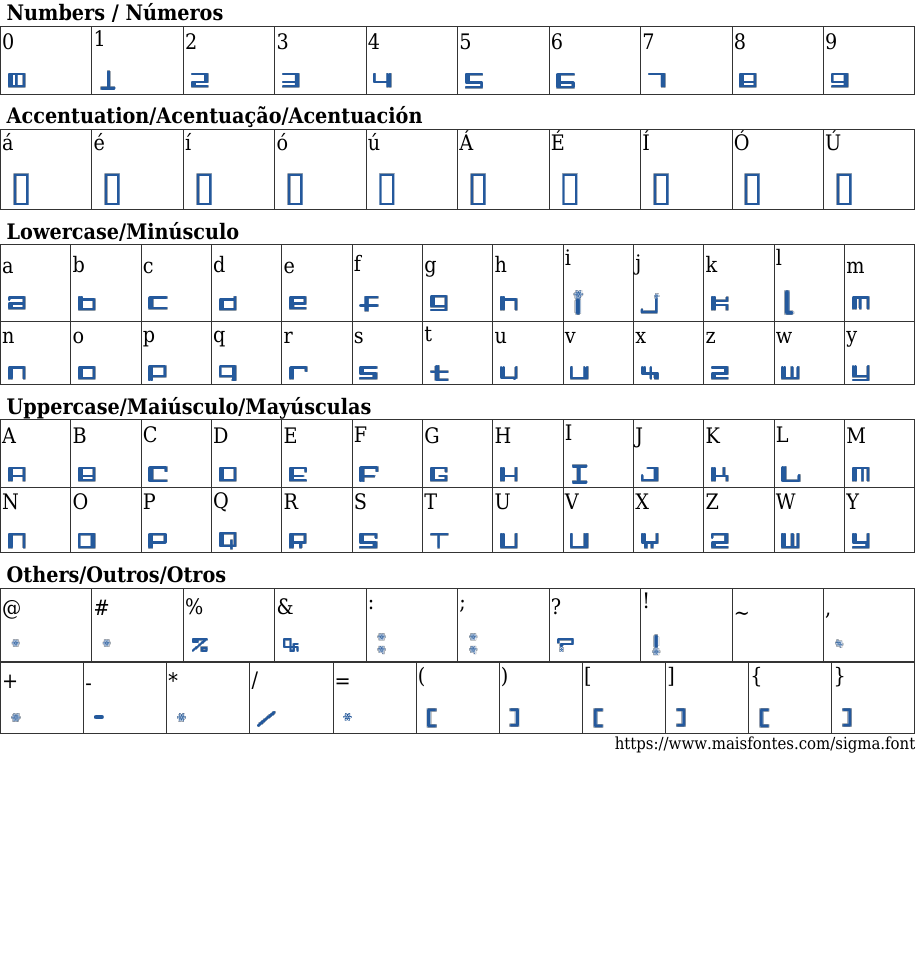 Sigma Free Font Download Maisfontes