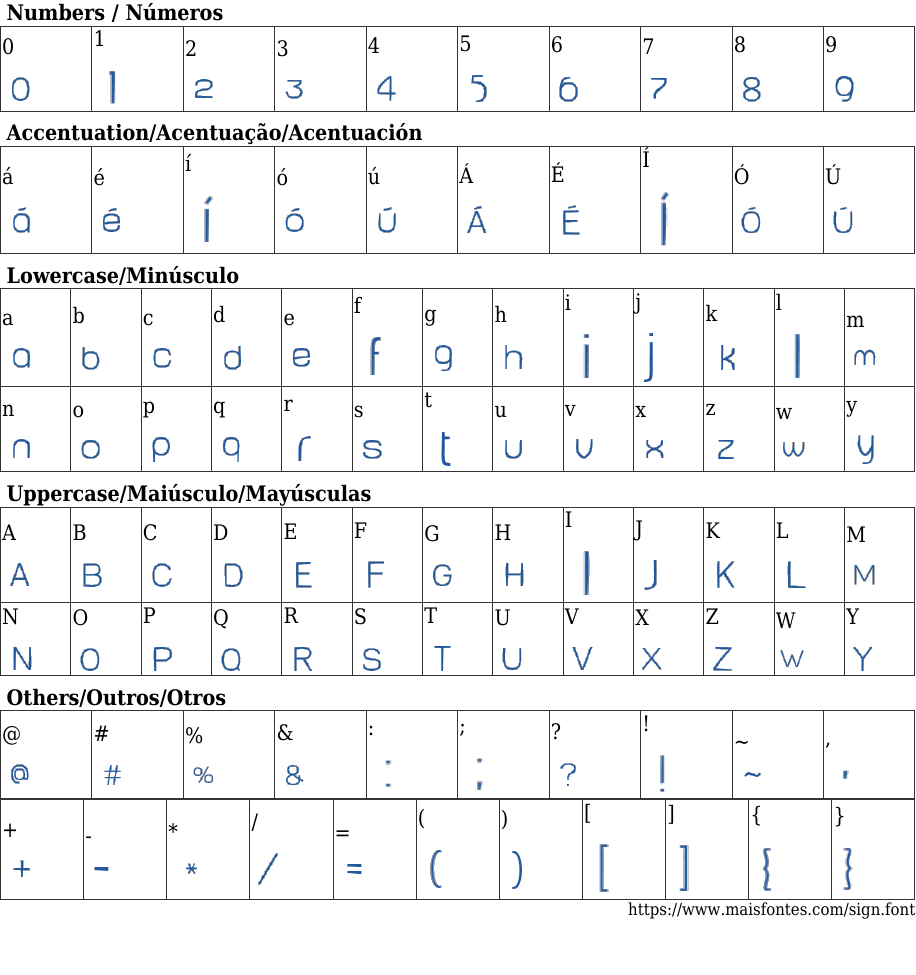 Sign: Free Font Download | MaisFontes