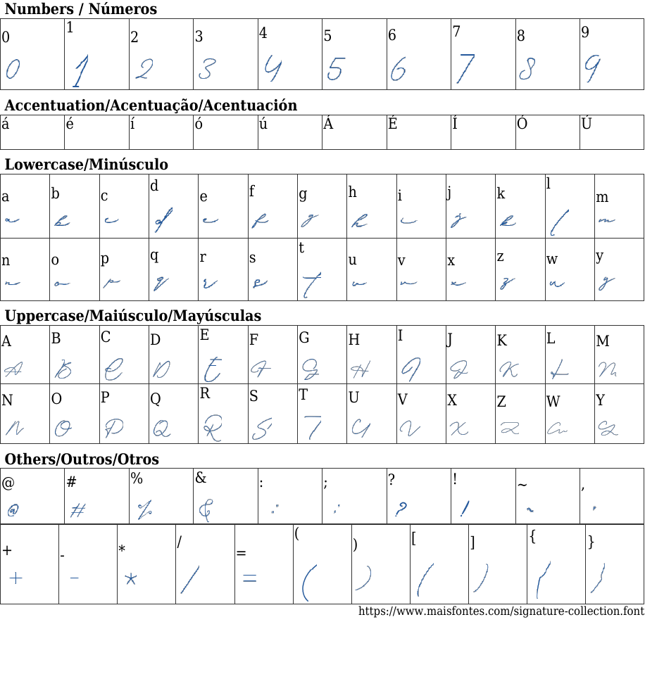 Signature Collection: Free Font Download | MaisFontes