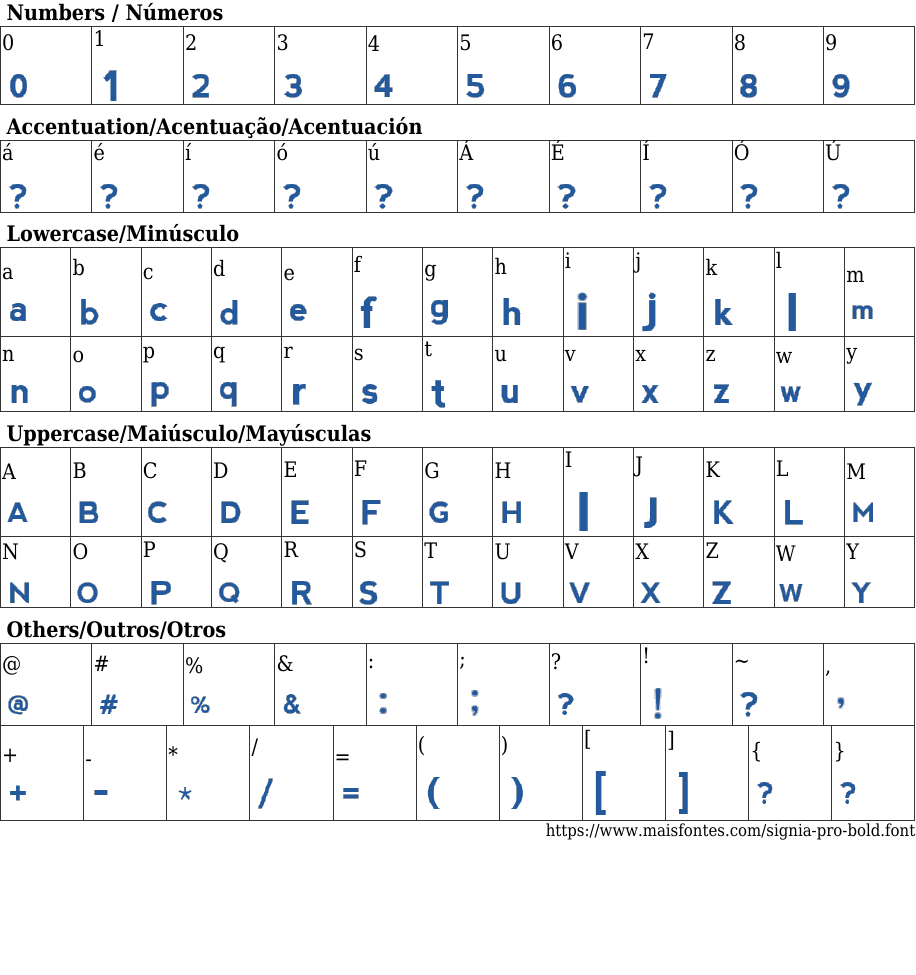 Signia Pro Bold Font: Free Download | MaisFontes