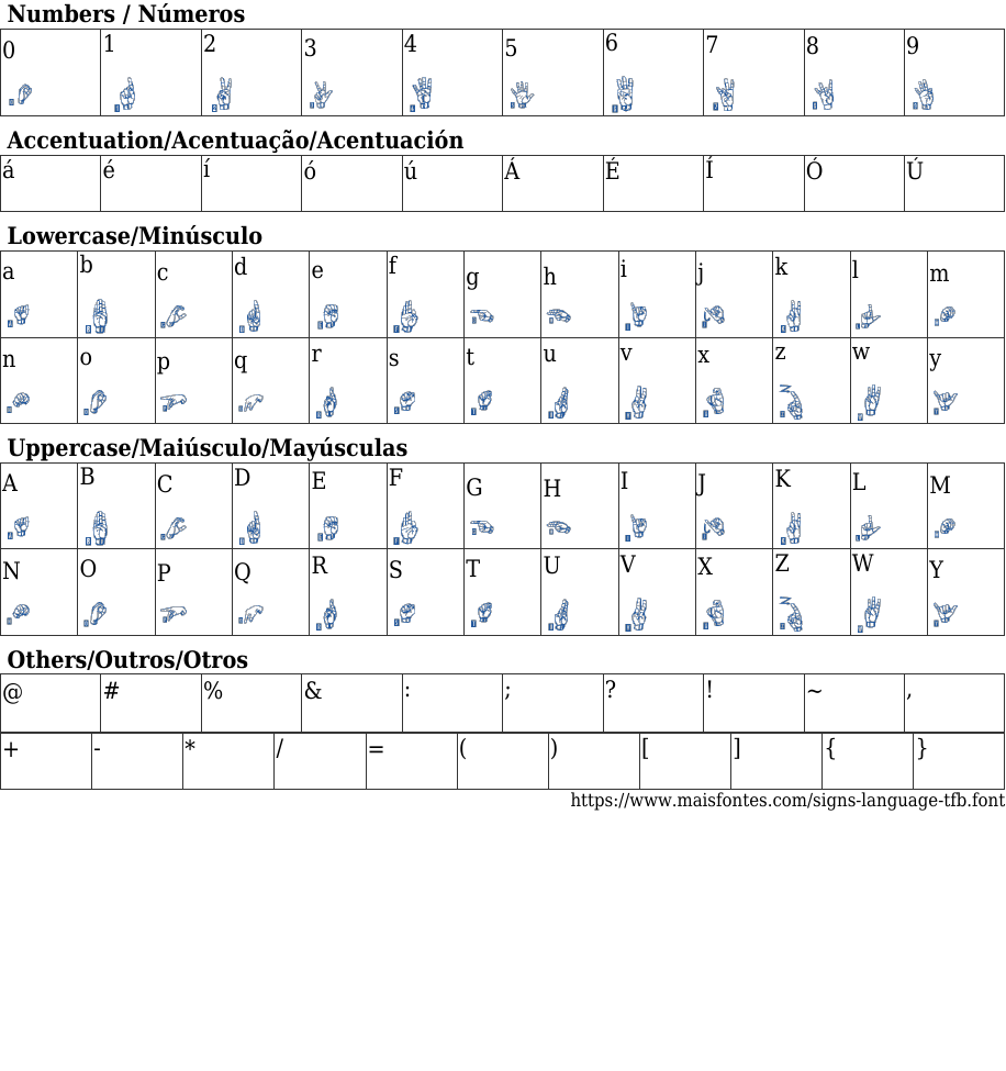 Signs language tfb: Baixar Fonte Grátis | MaisFontes