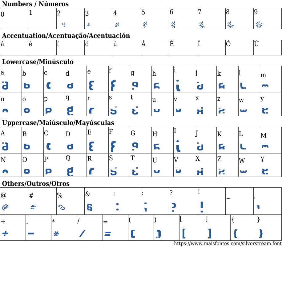 Silver Stream: Baixar Fonte Grátis | MaisFontes
