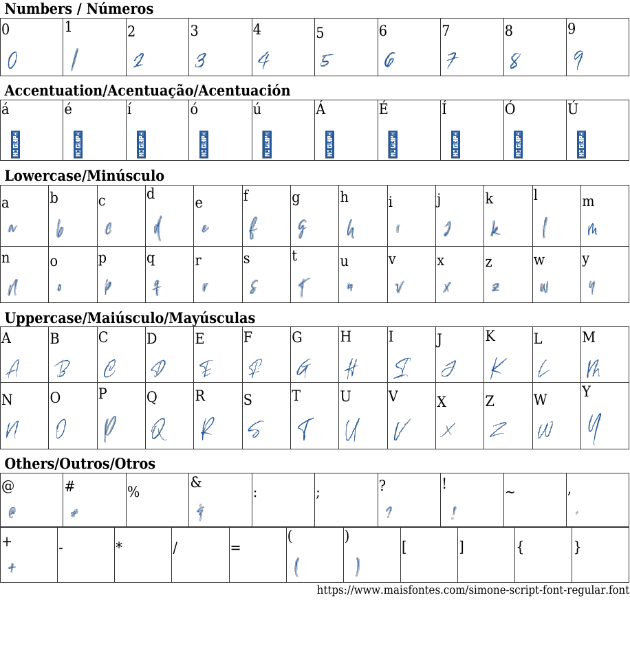 Simone Script Font Regular: Baixar Fonte Grátis | MaisFontes