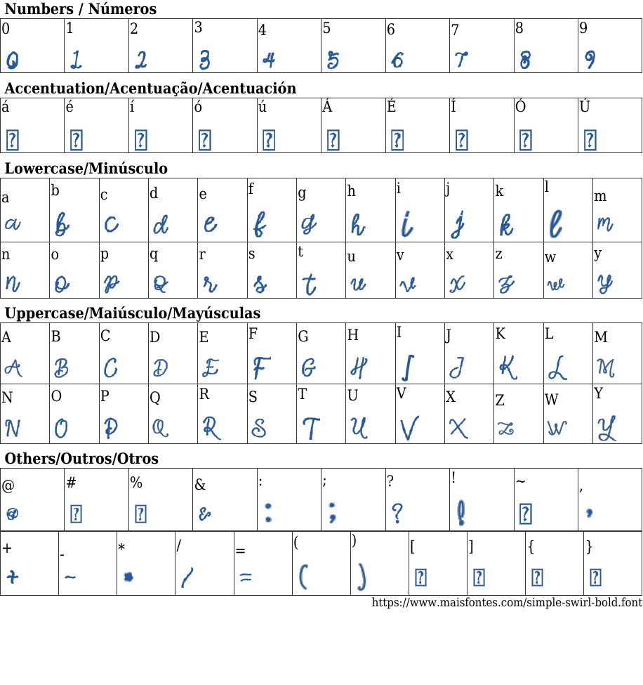 Simple Swirl Bold: Free Font Download | MaisFontes