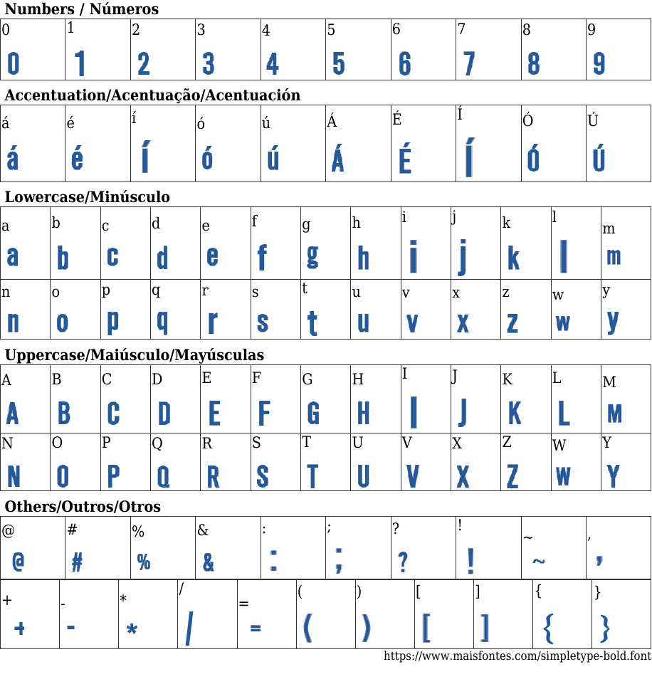 SimpleType Bold: Free Font Download | MaisFontes