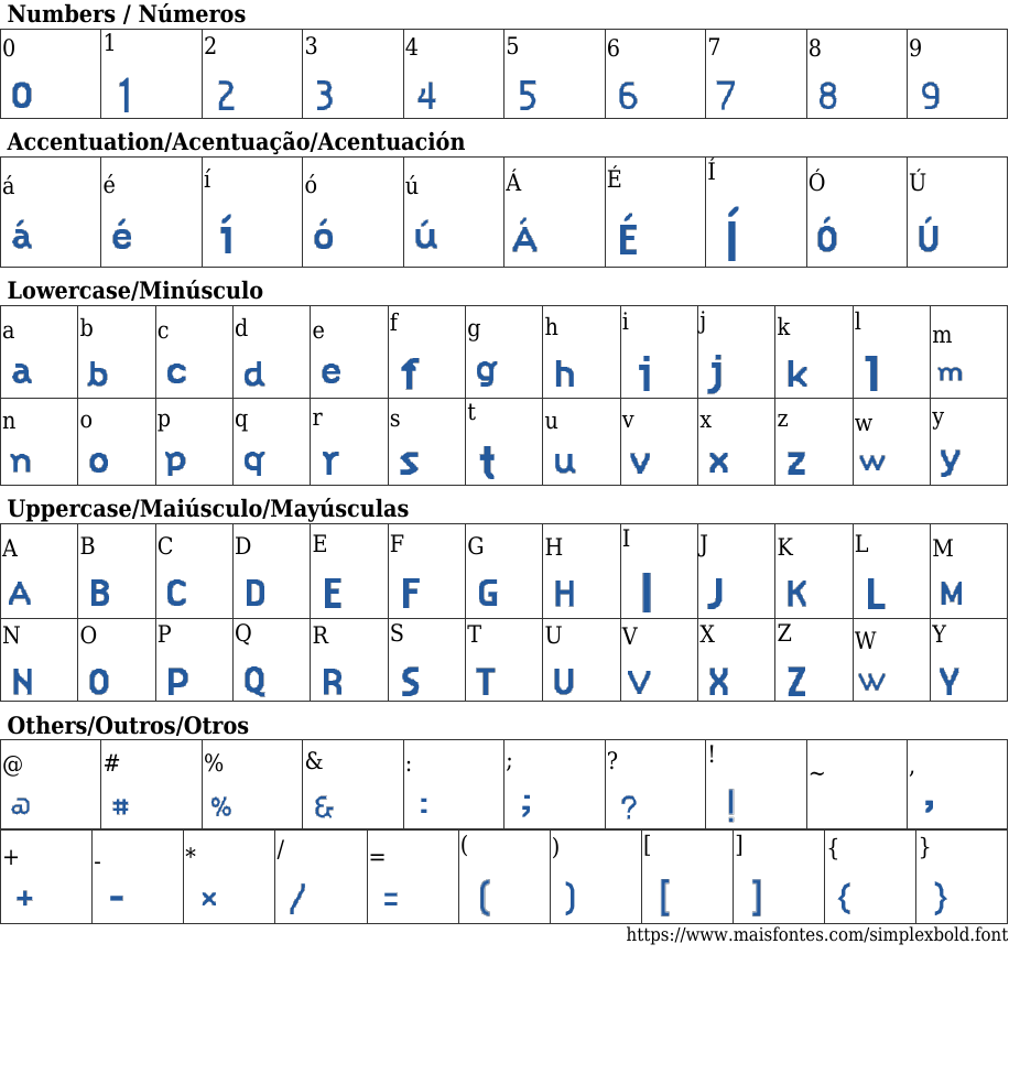 Simplex Bold: Free Font Download | MaisFontes