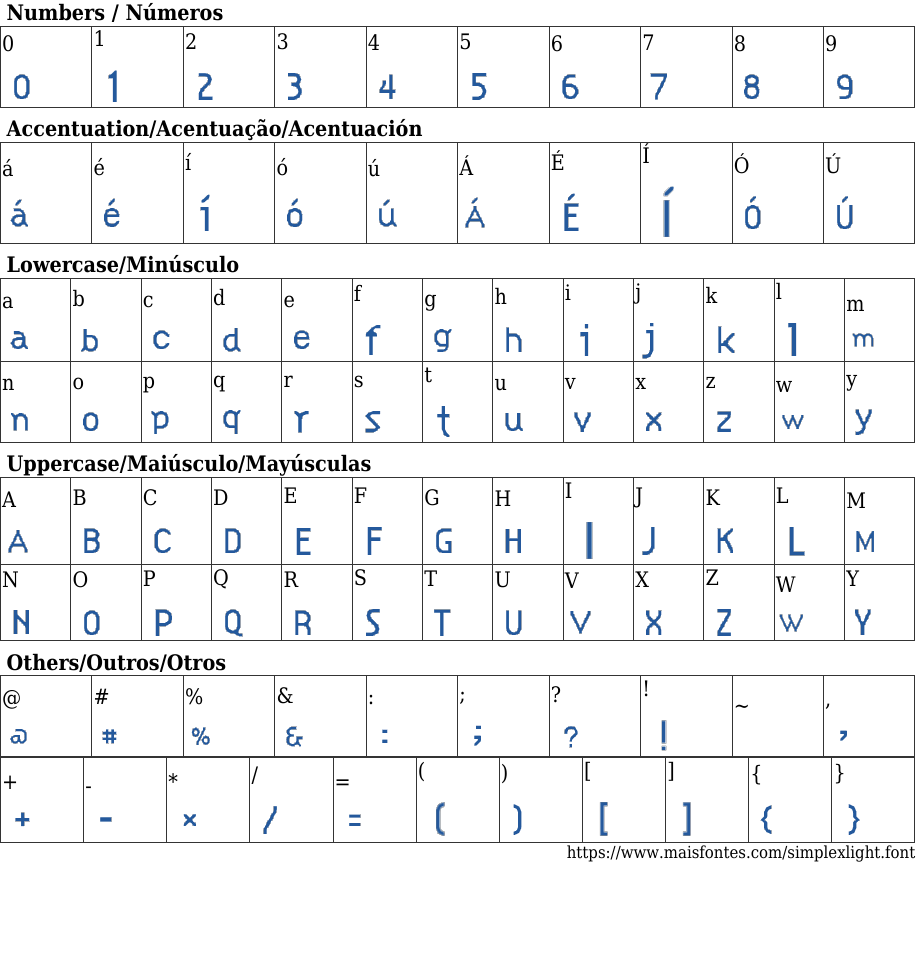 Simplex Light: Free Font Download | MaisFontes