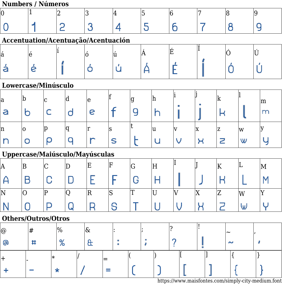 Simply City Medium: Baixar Fonte Grátis | MaisFontes