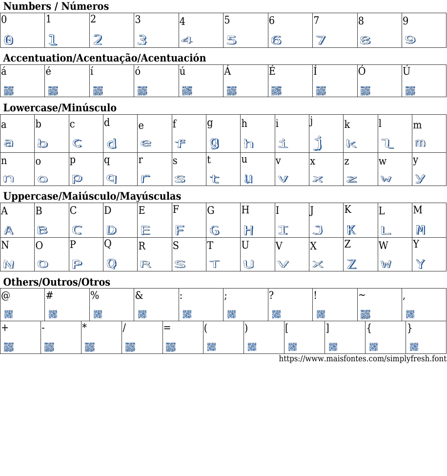 Simply Fresh: Free Font Download | MaisFontes