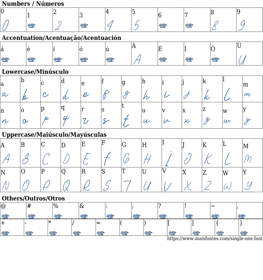 Single One: Free Font Download | MaisFontes